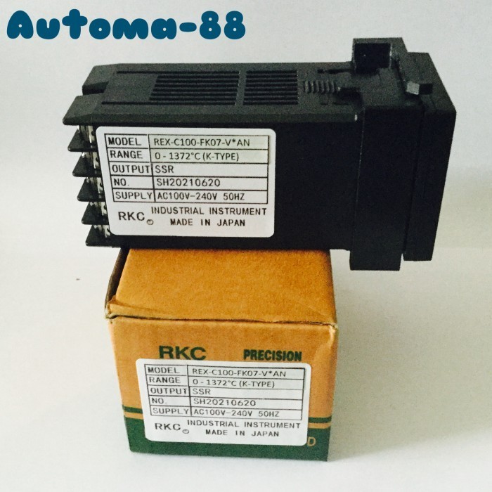 Jual READY RKC Rex-C100FK07-V*AN 0-1300C Digital PID Temperature ...