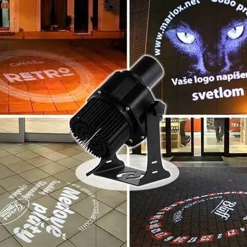 Jual Lampu Logo Projector proyektor indoor outdoor iklan promo Cafe ...