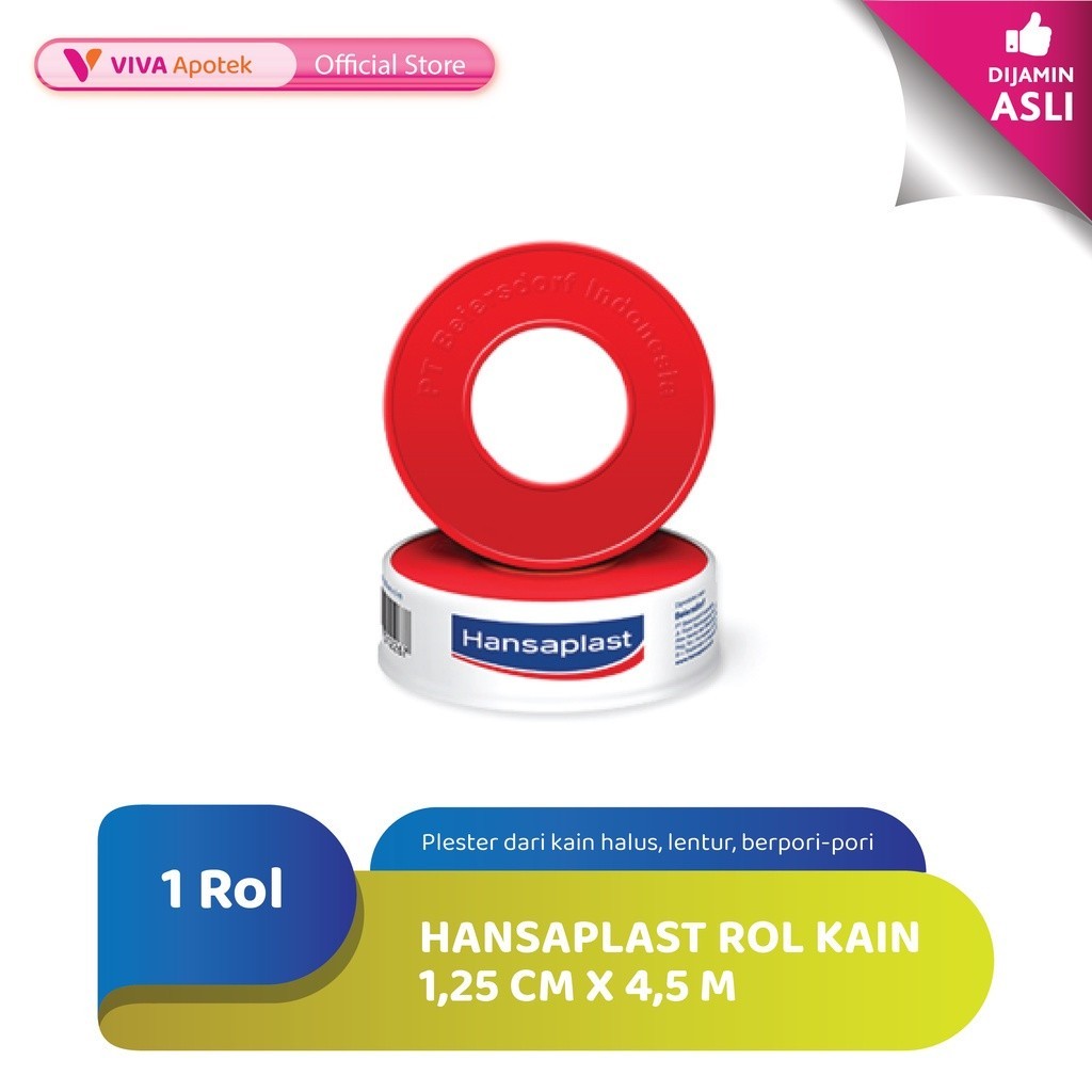 Jual Hansaplast Roll Kain 1,25 cm X 4,5 m (1 Roll) | Shopee Indonesia