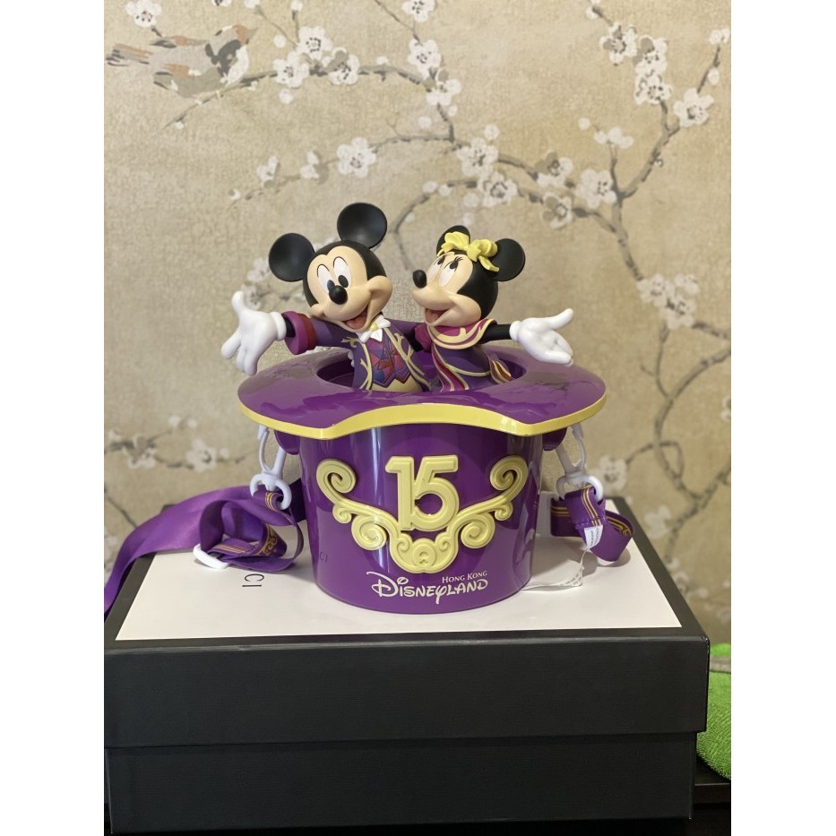 Jual popcorn bucket mickey & minnie mouse 15th anniversary HKDL ...