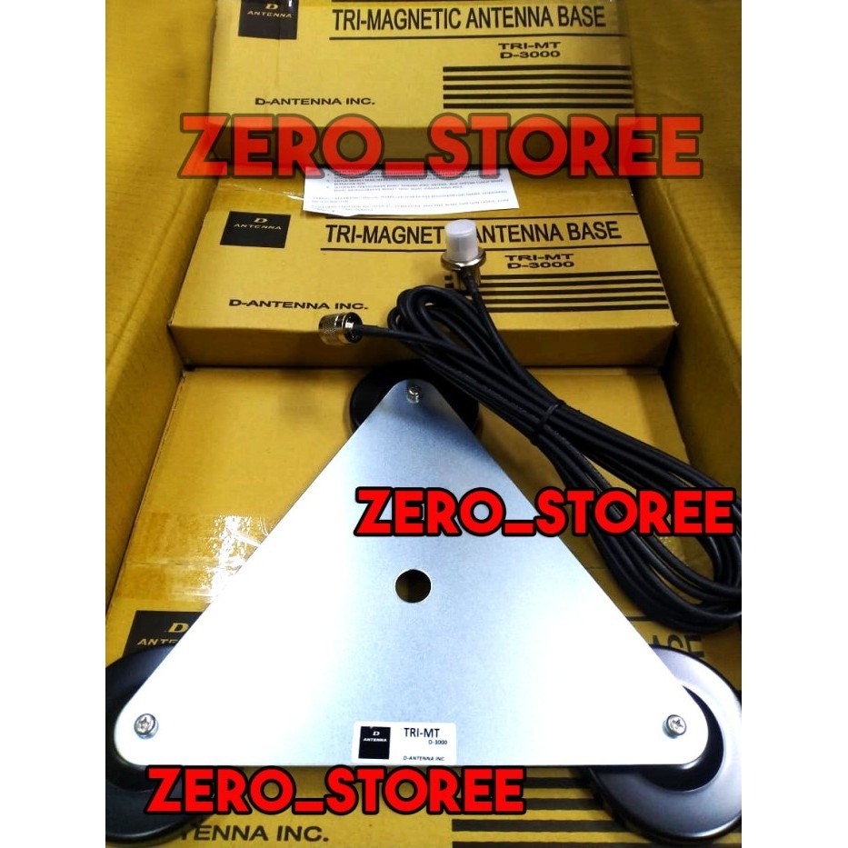 Jual D ANTENNA TRI-MT D-3000 BRACKET MAGNET SEGITIGA MOBIL BREKET D3000 ...