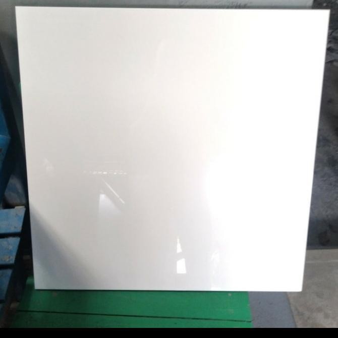 Jual Roman Granit Gt609196 Putih Polos Mengkilap 60X60 Grade A | Shopee ...