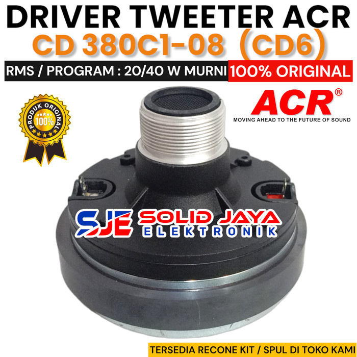 Jual DRIVER TWEETER ACR CD6 CD 380C1-08 TWETER TWITER CD 6 CD-6 TWITTER HI | Shopee Indonesia