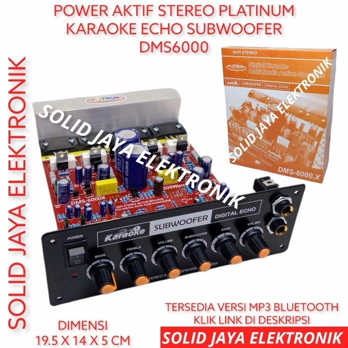 Jual KIT POWER SPEAKER AKTIF DMS 6000 DMS-6000 ECHOSUB SANKEN NO 2 PLATINUM | Shopee Indonesia