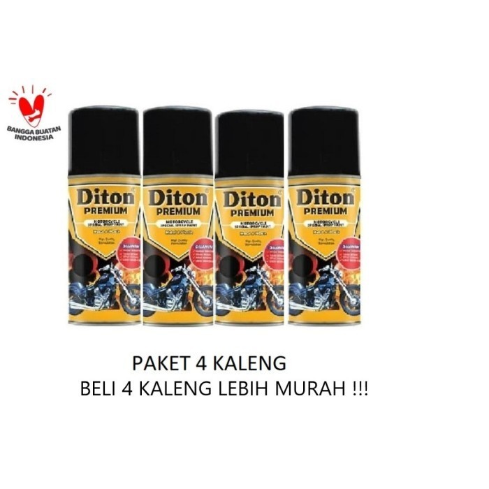 Jual Cat Semprot DITON PREMIUM Paket 4 Kaleng | Shopee Indonesia
