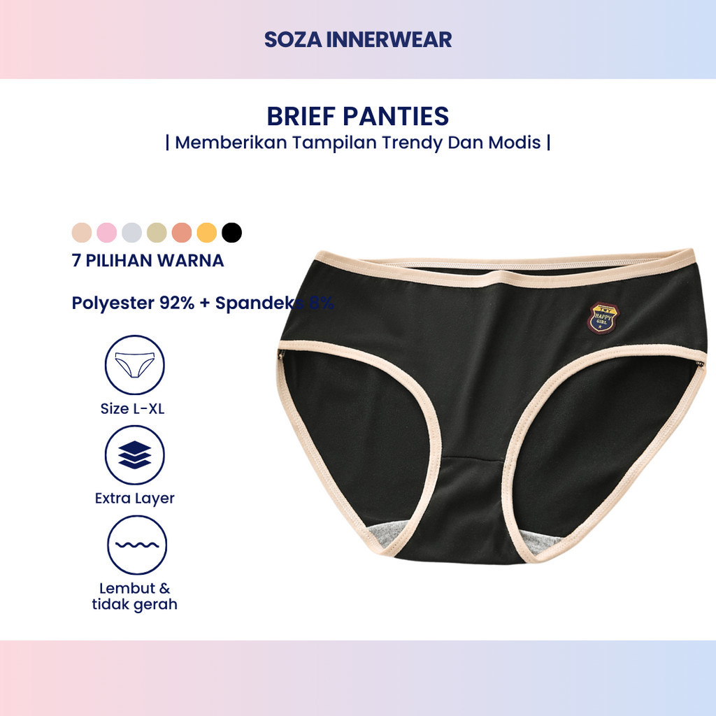 Jual CD Sexy Wanita CS010 Motif Polos Tidak Membekas Jahitan Rapi Bahan ...