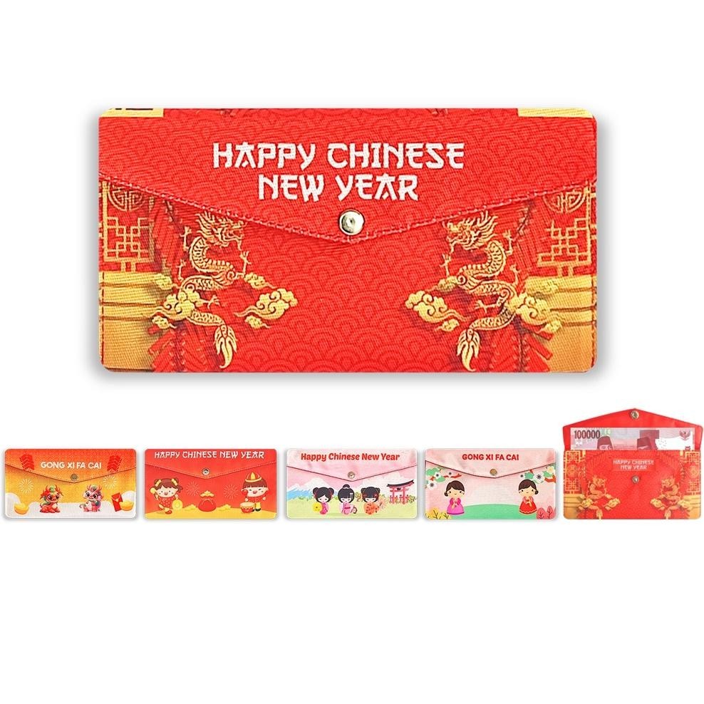 Jual "Penawaran Unik" Dompet Klip Seri Imlek Bisa Untuk Uang Kertas Tanpa Dilipat Dompet Angpao ...