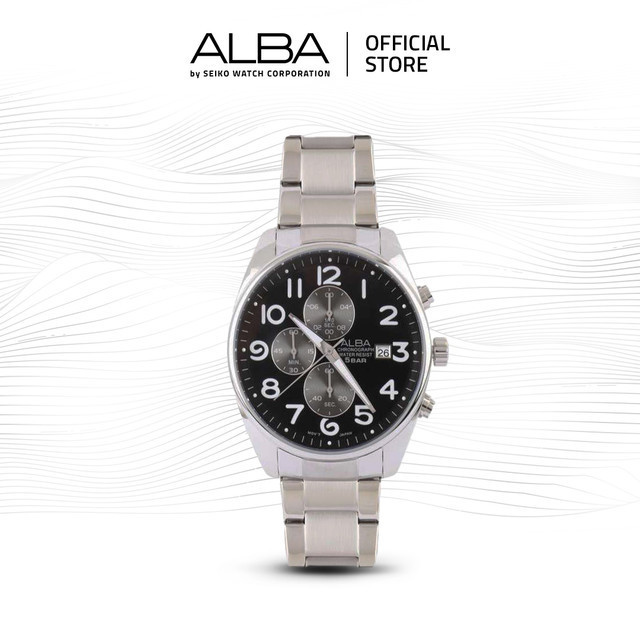 Jual ALBA Jam Tangan Pria AM3209 Quartz Stainless Steel Analog | Shopee ...