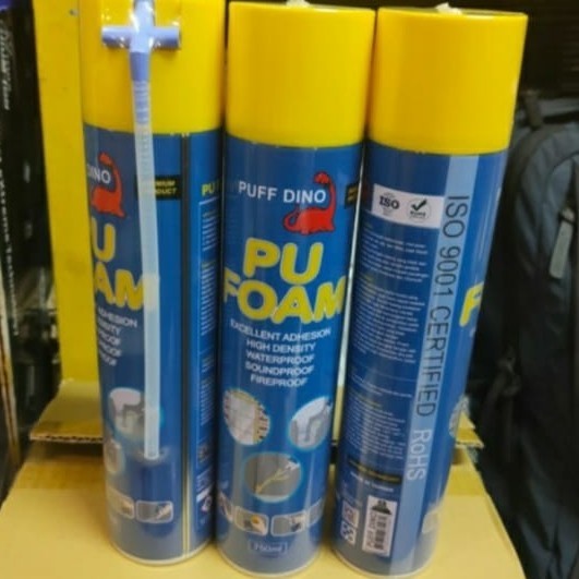 Jual PU FOAM 750ML SPRAY PUFF DINO FOAM BUSA POLYURETHANE (HARGA PROMO ...