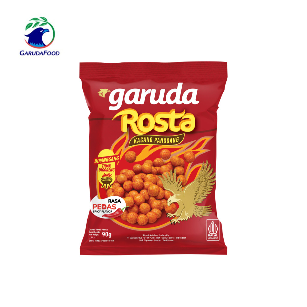 Jual Garuda Rosta Kacang Pedas Rs Pedas 90gr | Shopee Indonesia