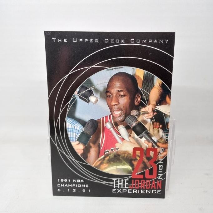 Jual Michael Jordan The Upper Deck Company Jordan Experience Large Card | Shopee Indonesia