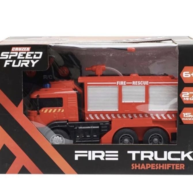 Jual Cruzer Speed Fury Fire Truck Shape shifter RC truk pemadam ...