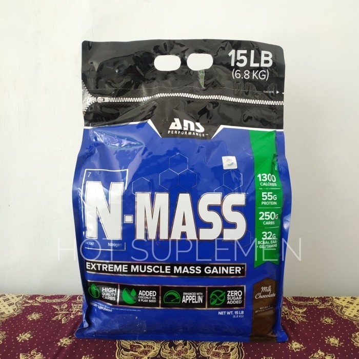 Jual ANS N Mass 15 Lbs NMass Mass Gainer - SUPLEMEN FITNESS | Shopee ...