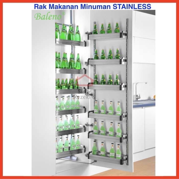 Jual Rak Tarik Makanan STAINLESS Lemari Dapur Kitchen XC 25400 vitco ...