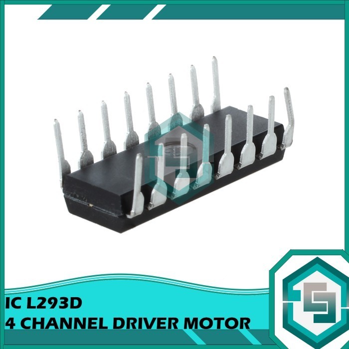 Jual MOTOR DC STEPPER L293 L293D DIP-16 4 CHANNEL HALF-H DRIVER IC ...