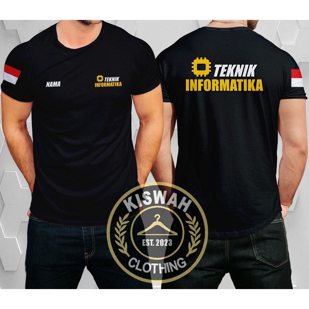 Jual Kaos Tshirt Teknik Informatika Gratis Nama Kamu DB Baju Distro ...