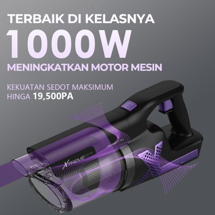 Jual Perysmith X10 Handheld Vacuum Cleaner Home Penyedot Debu 19500Pa ...