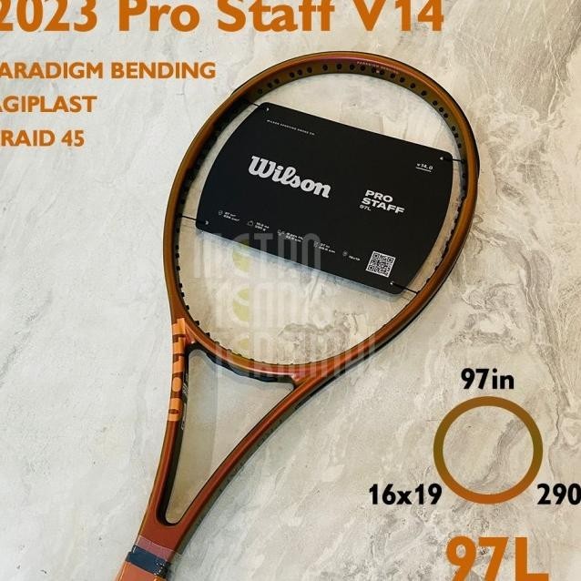Jual Promo Menarik Wilson Pro Staff 97L v14 2023 / 2024 ( Raket Tenis Pro Staff ) | Shopee Indonesia