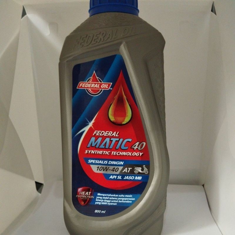 Jual oli federal matic abu2 800 mil (botol) | Shopee Indonesia