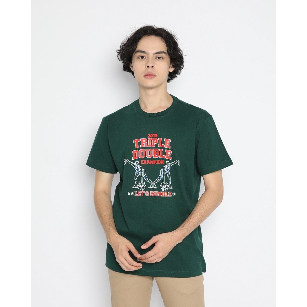 Jual Erigo T-Shirt Let'S Rumble Green Unisex | Shopee Indonesia
