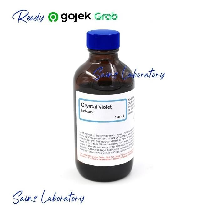 Jual Terbaik! Kristal Violet C25H30CIN3 100 ml Larutan Crystal Violet ...