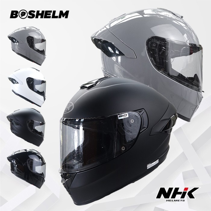 Jual Helm NHK MARK 1 ELITE SOLID Helm Full Face SNI | Shopee Indonesia