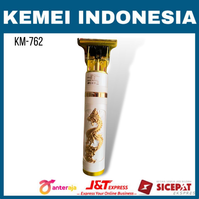 Jual KEMEI KM 762 HAIR TRIMMER 0 MM DRAGON KEMEI NAGA GOLD KEMEI 762 ...