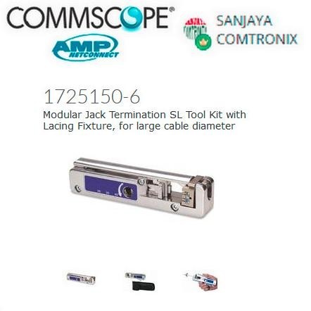 Jual Ready Amp Commscope Modular Jack Termination Sl Tool Kit 1725150-6 ...