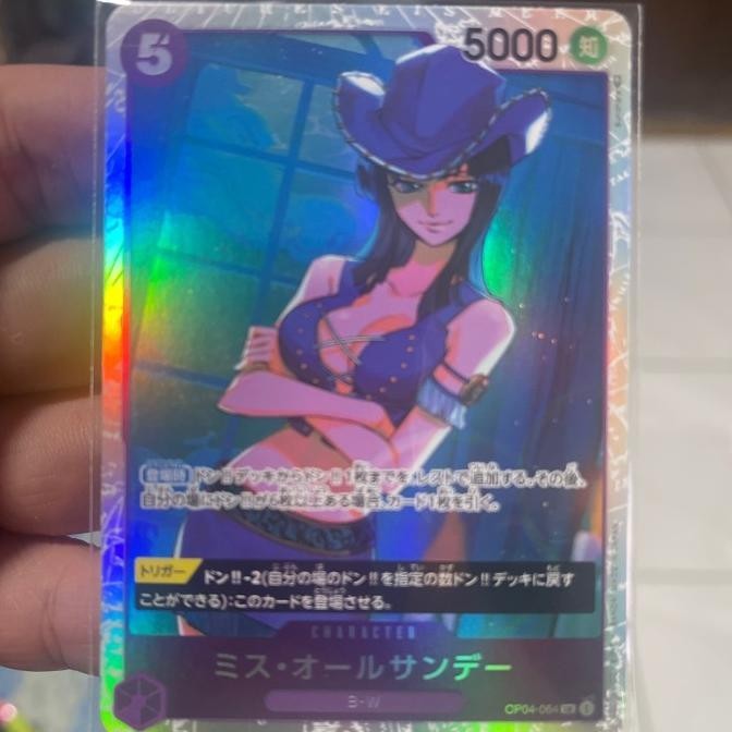 Jual Miss all sunday OP04-064 sr tcg one piece japan | Shopee Indonesia
