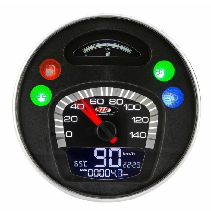Jual Speedo Speedometer Digital Rev Counter SIP 2.0 Vespa New PX, GT ...