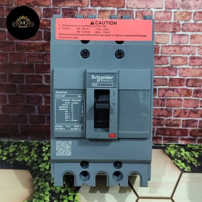 Jual MCCB / BREAKER SCHNEIDER ELEKTRIK EZC100F 3P 40A 30A 25A 20A 15A 3PHAS | Shopee Indonesia