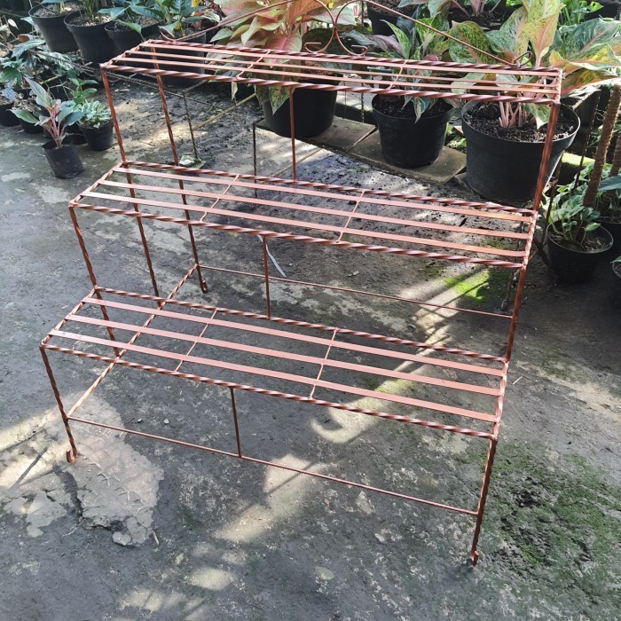 Jual RAK TANAMAN RAK BUNGA BESI 3 SUSUN/ RAK POT /RAK SEBAGUNA ...
