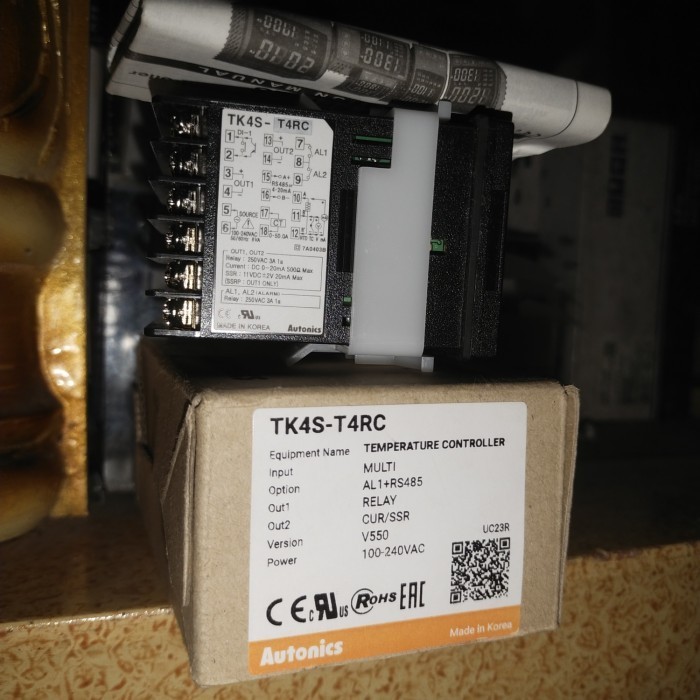 Jual Temperatur Controller Tk4S-T4Rc Out Relay /Cur/Ssr /Al1 Rs485 ...