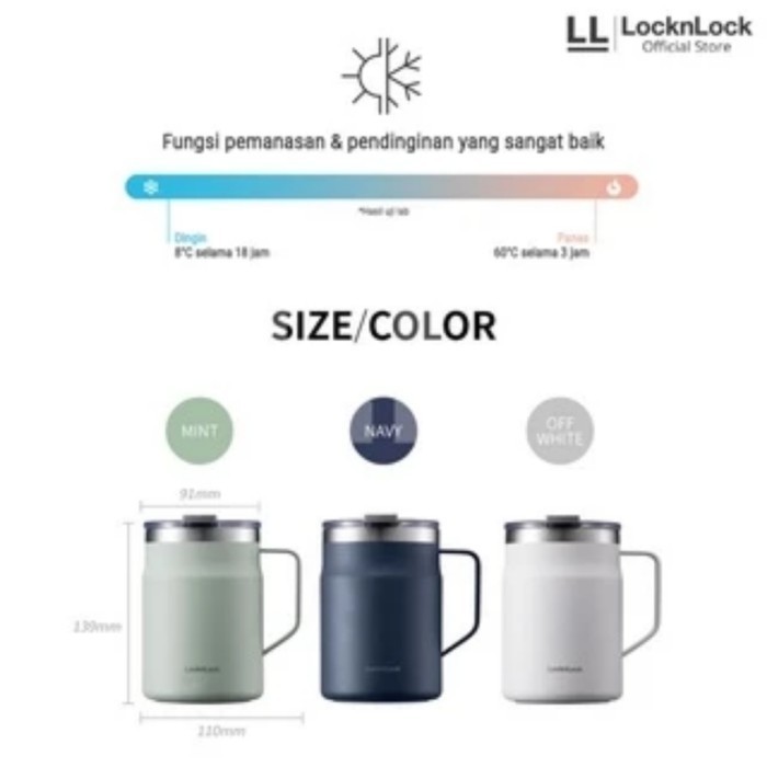 Jual lock n lock tumbler metro mug 475ml lhc4219 | Shopee Indonesia