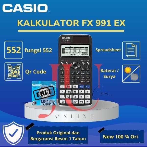 Jual Kalkulator Casio Fx 991 Ex | Shopee Indonesia