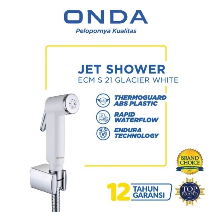 Jual Jet Shower Toilet Wc Onda / Shower Cebok Bidet S 21 Glacier White ...
