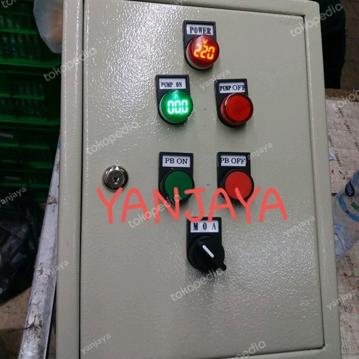 Jual Panel Pompa Otomatis 2 Tanki/Pompa Submersible/1.5Kw/2Hp 1Phase ...