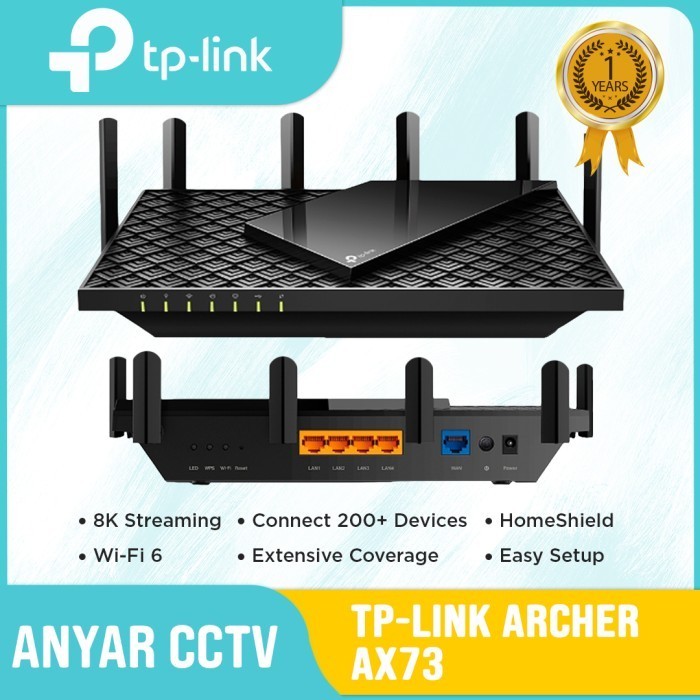 Jual TP-Link Archer AX73 AX5400 Dual-Band Gigabit Wi-Fi 6 Router ...