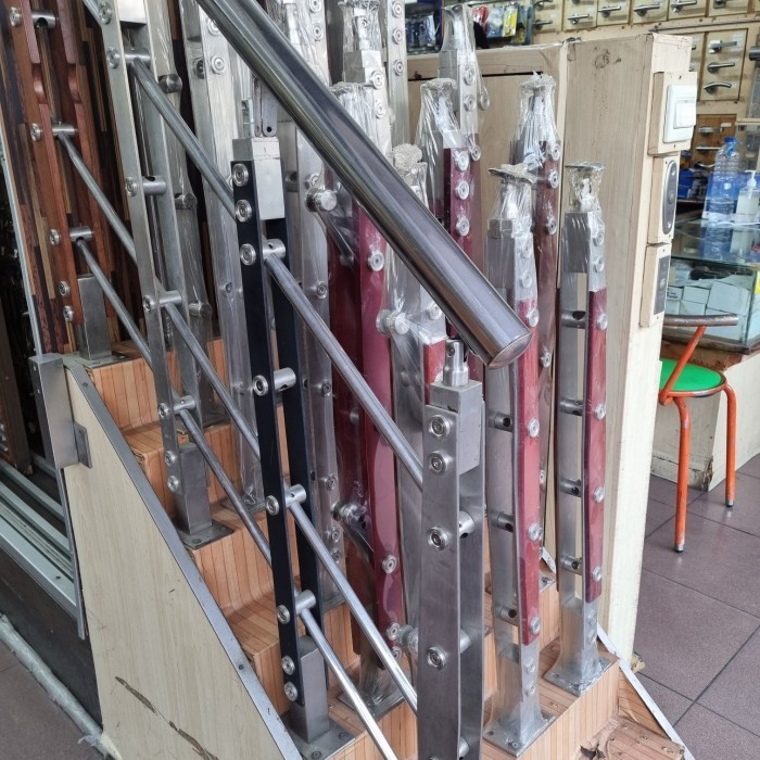 Jual Tiang Railling Tangga / Ralling Tangga Stainless Sus 304 Pipa H005 ...