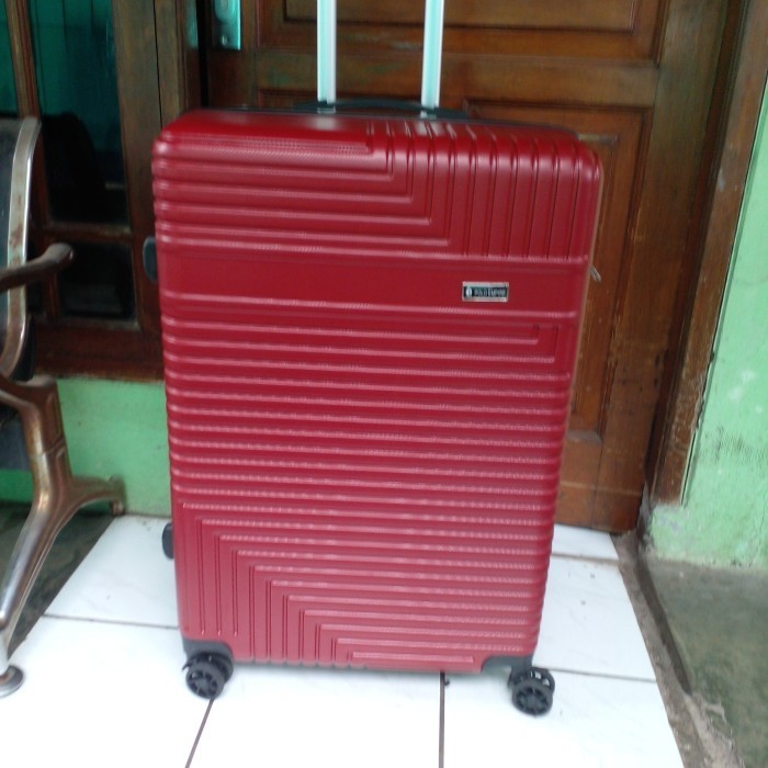 Jual Koper Fiber Jumbo Ukuran 28 Inch / Roda 4 / 360 Derajat-Hitam ...