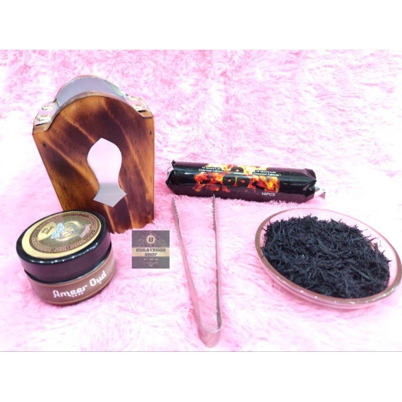 Jual PAKET BUKHUR Ammu 4in1 dupa wewangian arab mabkhara kayu jati ...