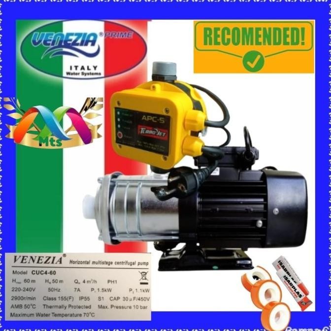 Jual Pompa Air Booster Venezia Cuc 4-60 220V Auto Multi-Stage ...