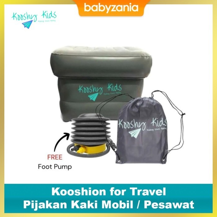Jual Kooshy Kids Kooshion for Travel Pijakan Kaki Mobil / Pesawat ...