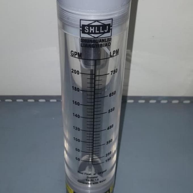 Jual Flowmeter Tabung 200 Gpm / 750 Lpm Rotameter | Shopee Indonesia