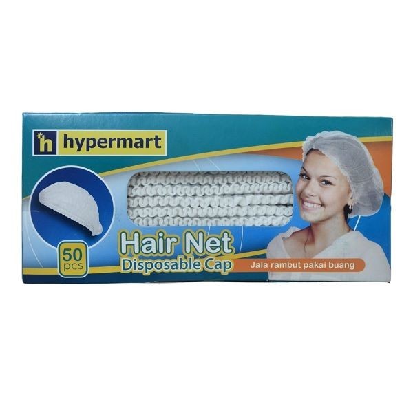 Jual HPM HAIRNET WHITE CAP BOX ISI 50 PCS | Shopee Indonesia