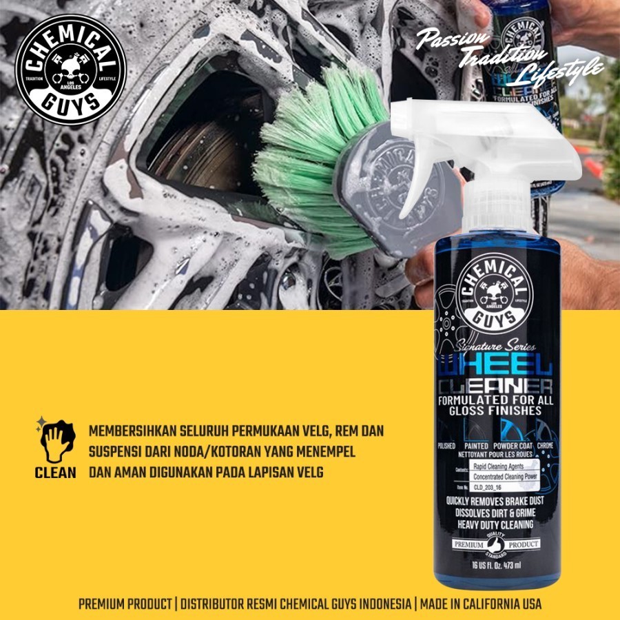 Jual Chemical Guys Signature Series Wheel Cleaner Pembersih Velg 473ml ...