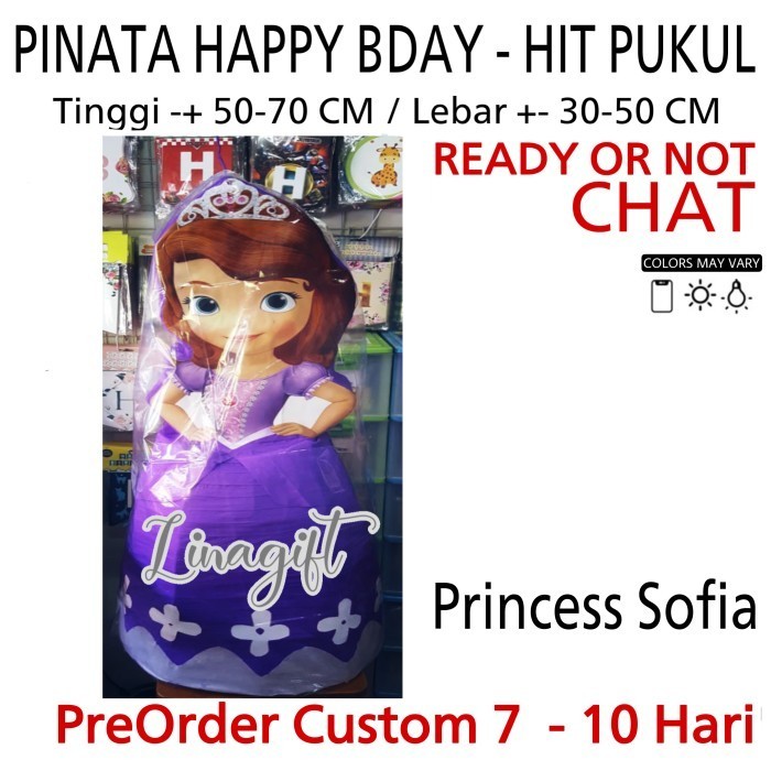 Jual STOK TERBATAS !!!! PINATA HAPPY BIRTHDAY ULANG TAHUN PRINCESS ...