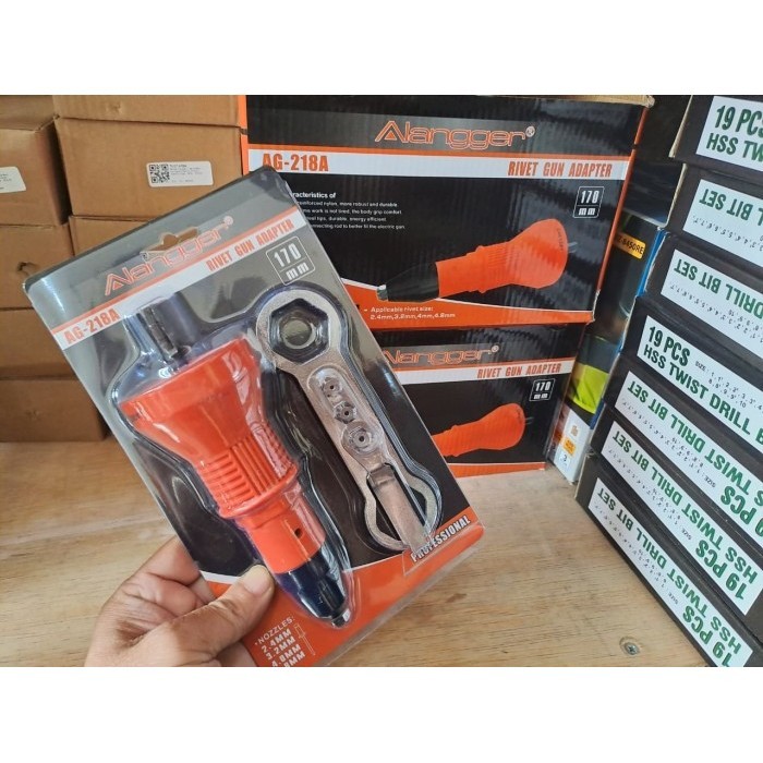 Jual Terlaris!! Rivet Adapter Cordless - Riveting Gun Alat Tembak Paku ...