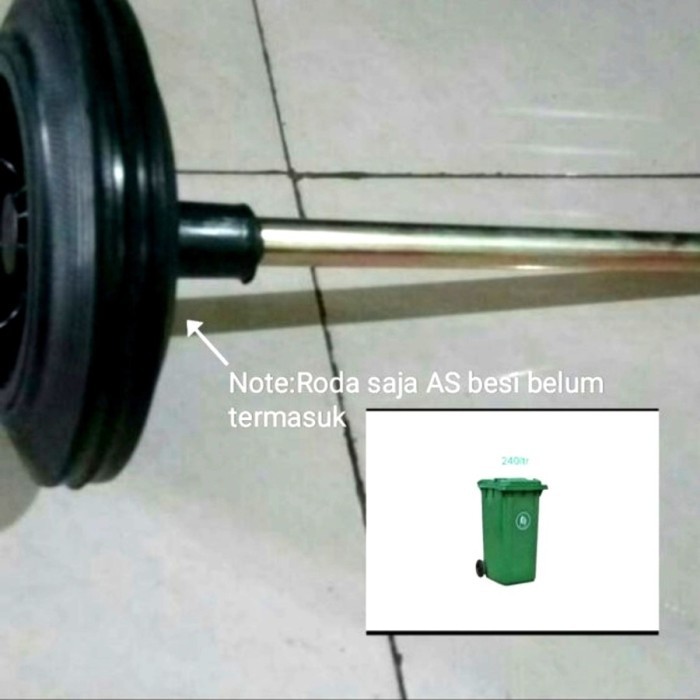Jual Tempat Sampah Roda Tempat Tong Sampah Bak 8 Inch Garbage Trash Bin ...