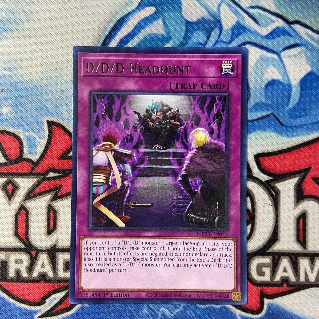 Jual yugioh d/d/d headhunt MP23 rare 1st original | Shopee Indonesia